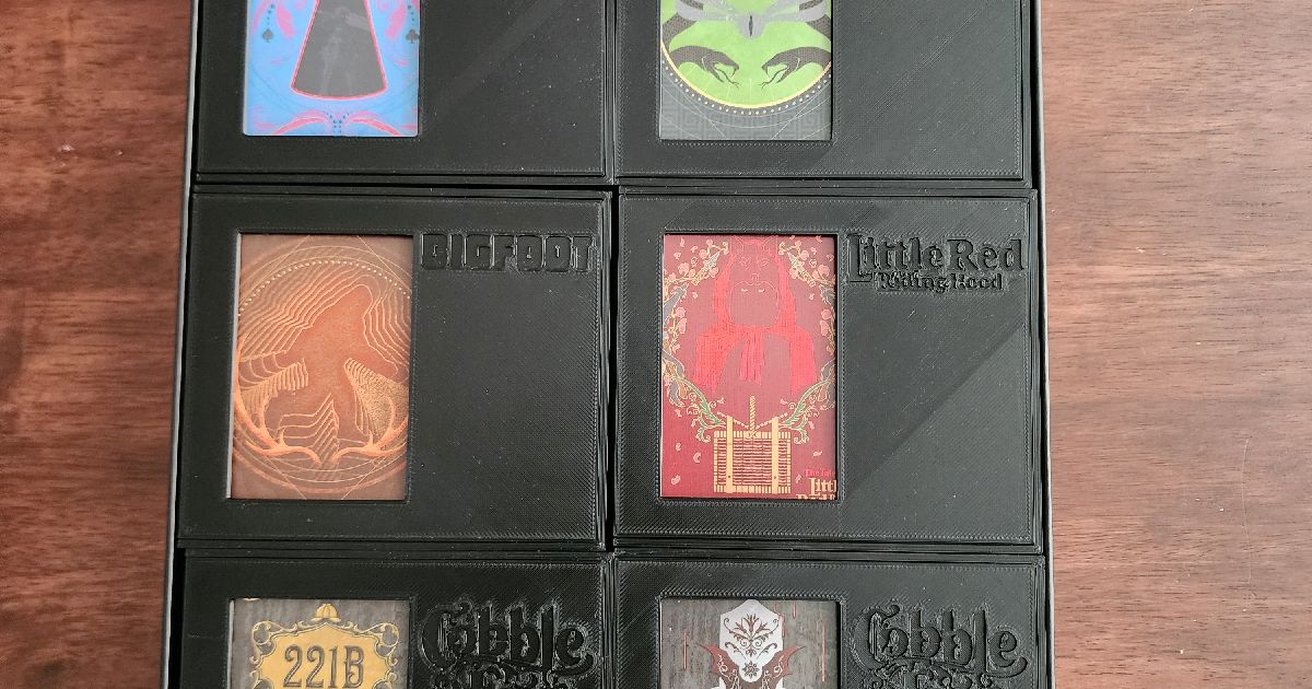 Unmatched Character Boxes by ChrismanTheGreat | Download free STL model ...