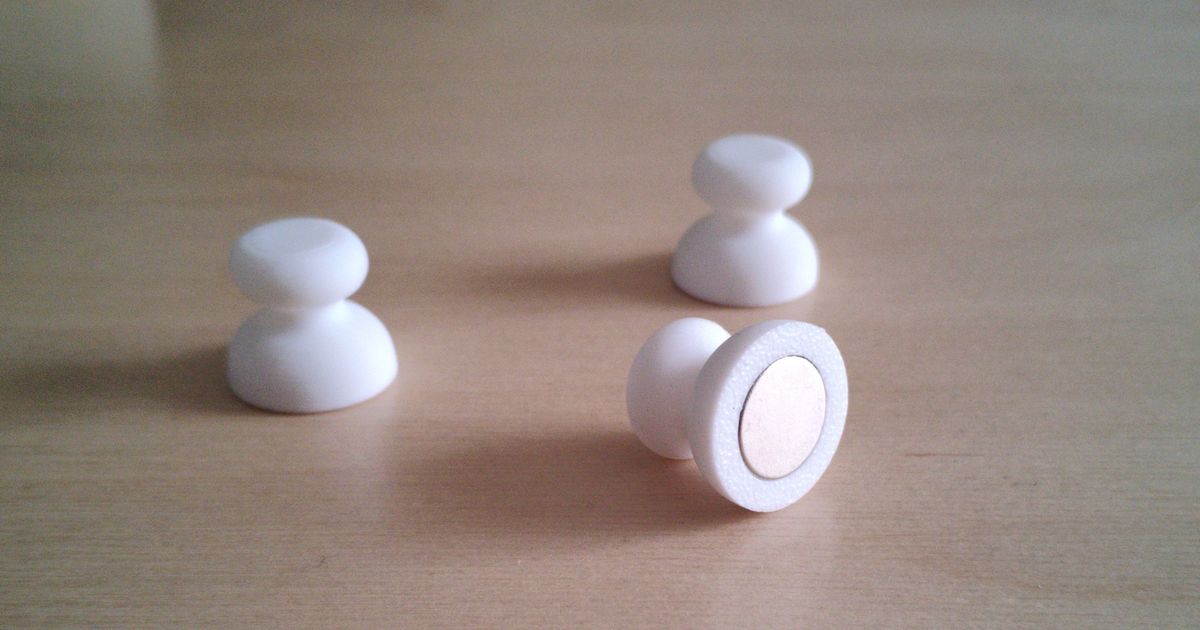 Magnet handle (for 12x3mm neodymiums) by Craigs Workshop | Download ...