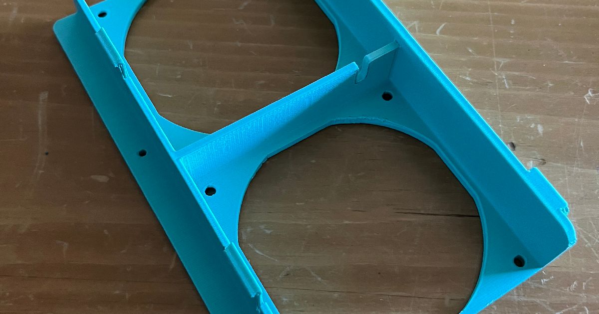 MacPro G5 Rear Fan Bracket modified to fit The Laser Hive mATX Original ...