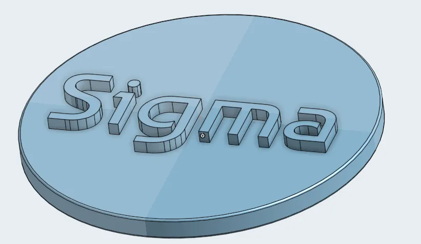Sigma Coin by FIREMANIA | Download free STL model | Printables.com