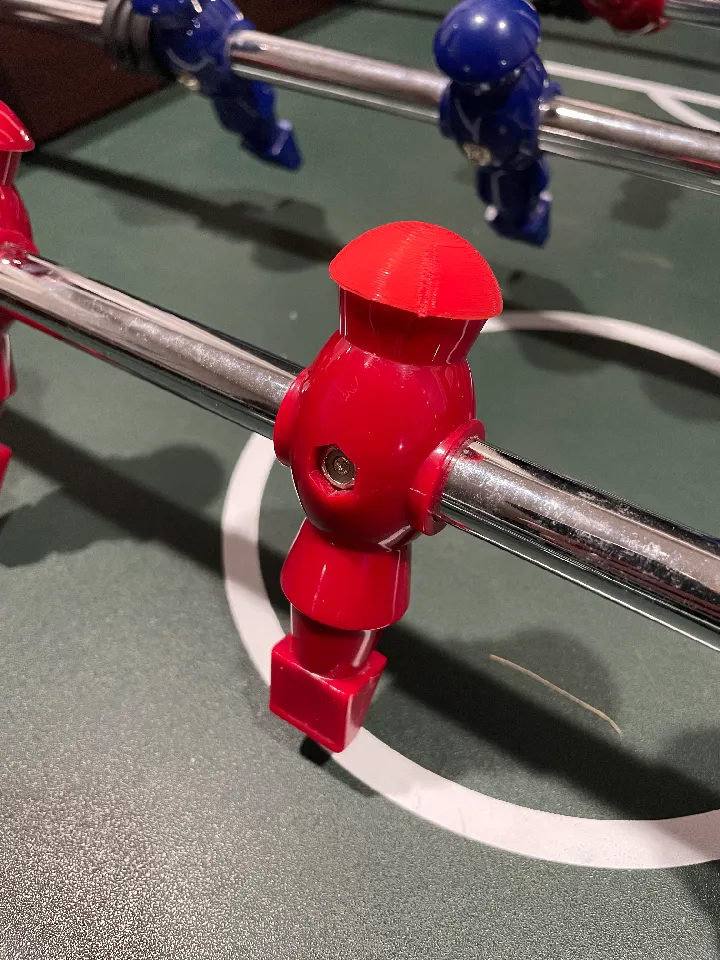 Foosball Player Head Piece by Stride | Download free STL model ...