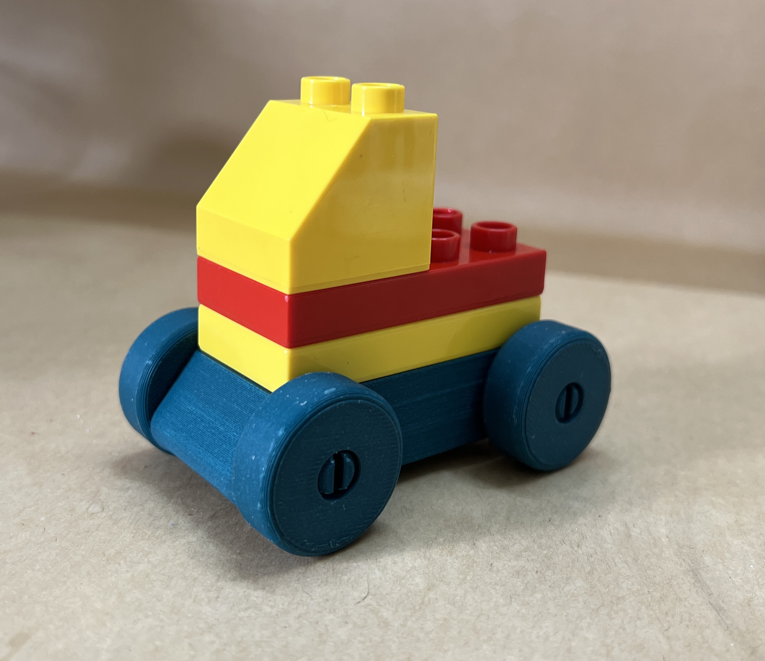 Large Lego Building Blocks Car by Anh Ray | Download free STL model ...