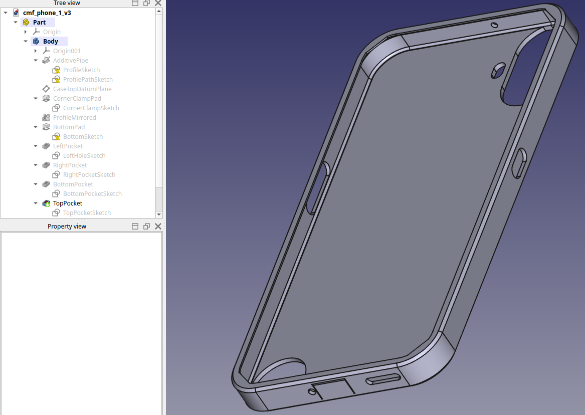 CMF Phone 1 case for TPU with FreeCAD file by szprusa | Download free STL model | Printables.com
