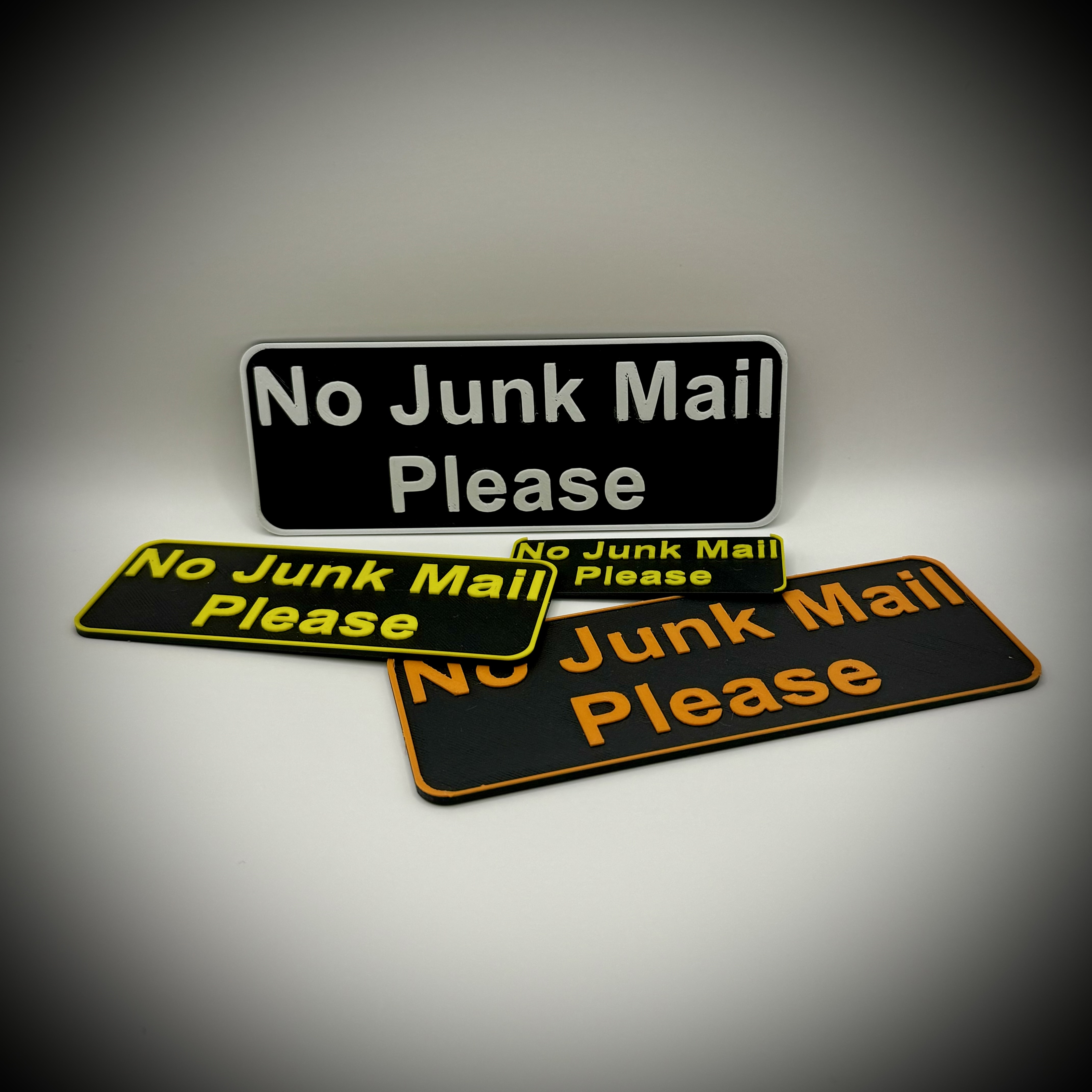No Junk Mail Sign by cwlewis11 | Download free STL model | Printables.com