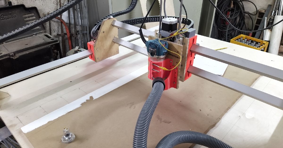 CNC Router by MaxGyver | Download free STL model | Printables.com