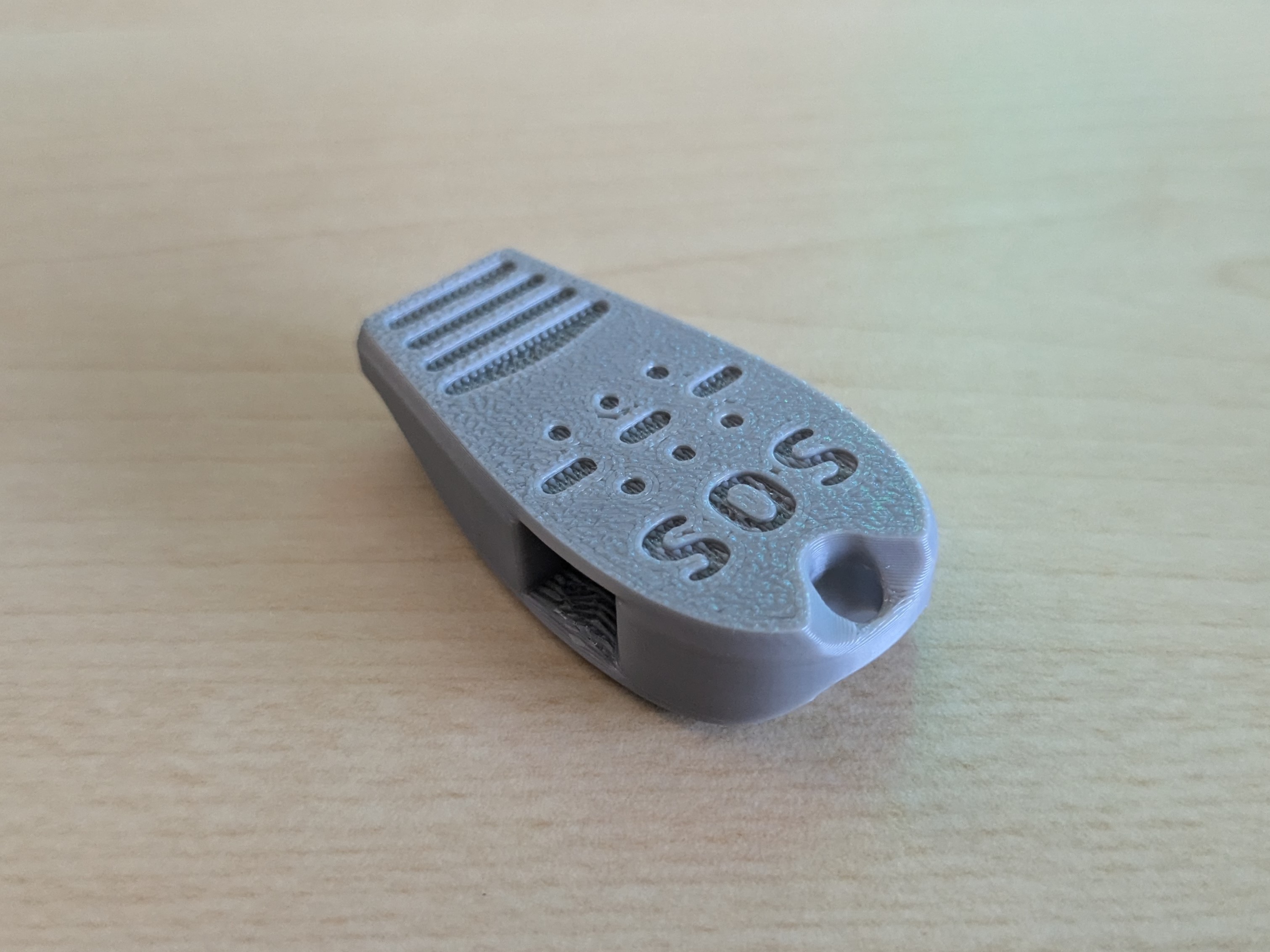 Compact Emergency Whistle with SOS Signal by Jose L. González ...