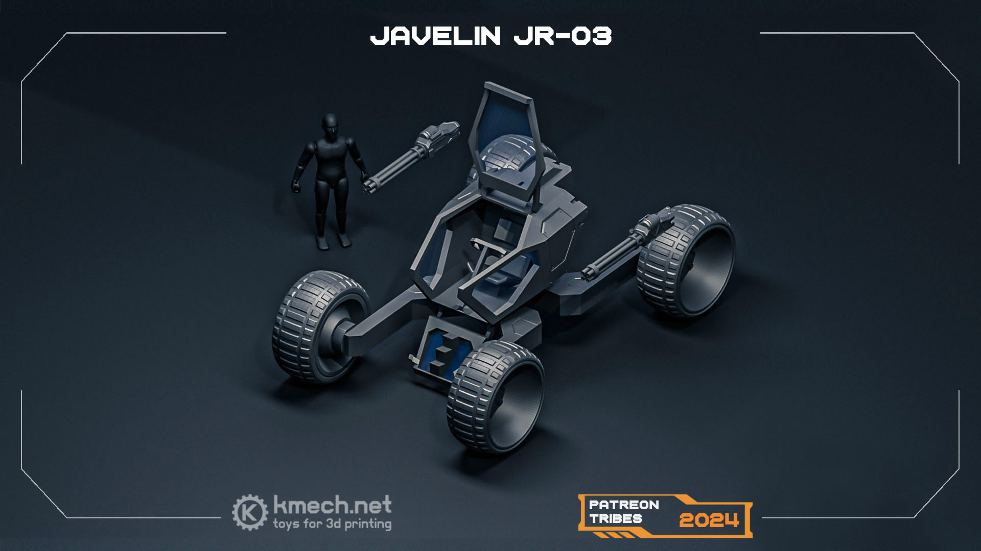 JAVELIN Rover by Kmech Toys | Download free STL model | Printables.com