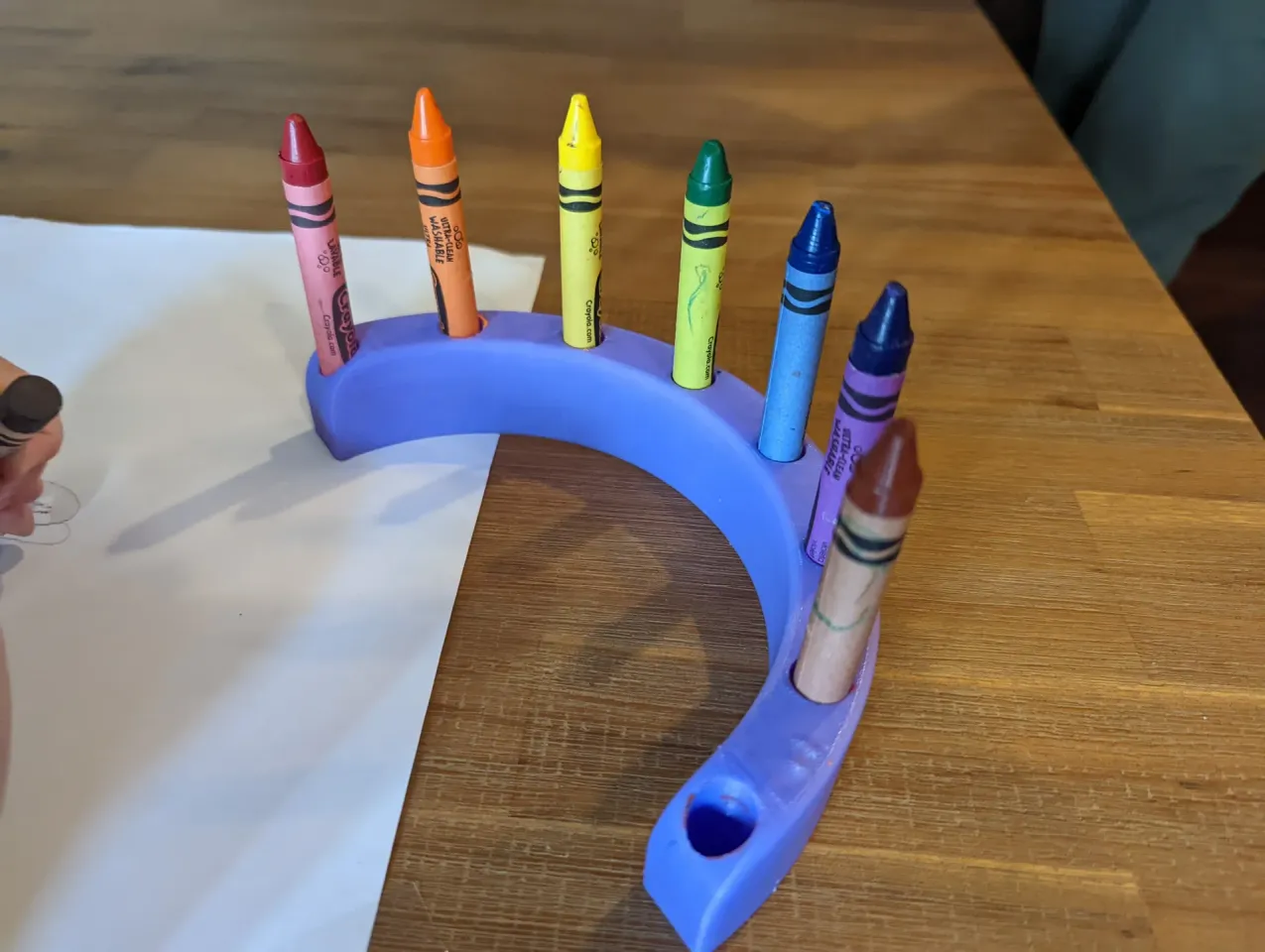 Crayon Holder for Large Crayons by Jaepoc | Download free STL model ...