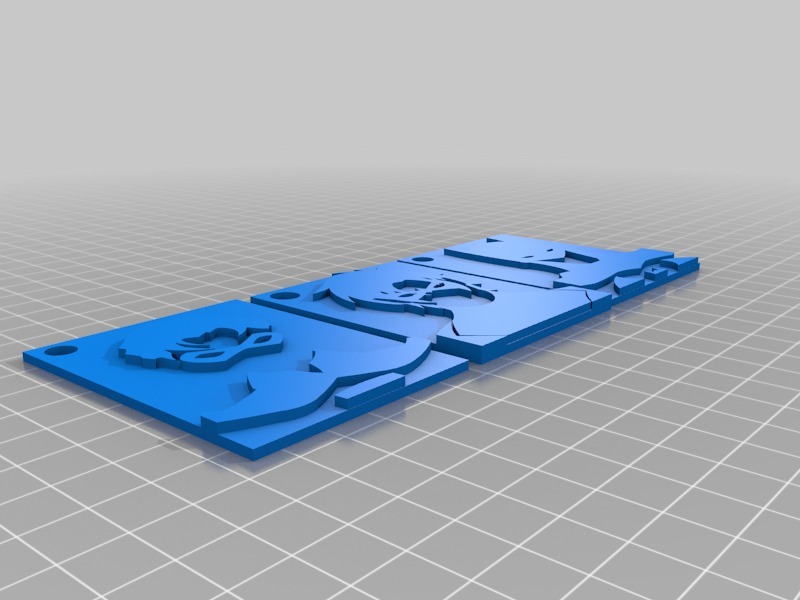 Batman, Nightwing and Robin Keychain by 3DCustomPrint | Download free ...