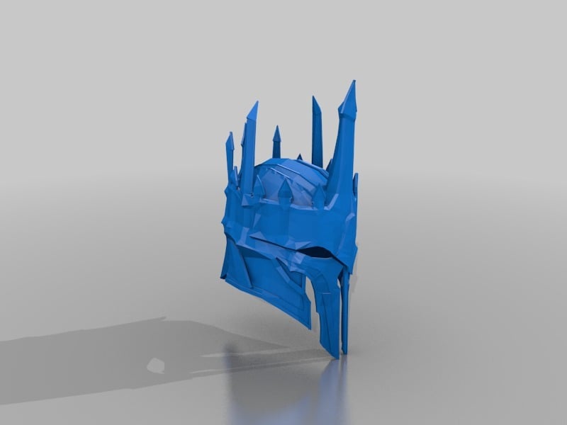 Sauron Armor - Helmet von 3DCustomPrint | Kostenloses STL-Modell ...