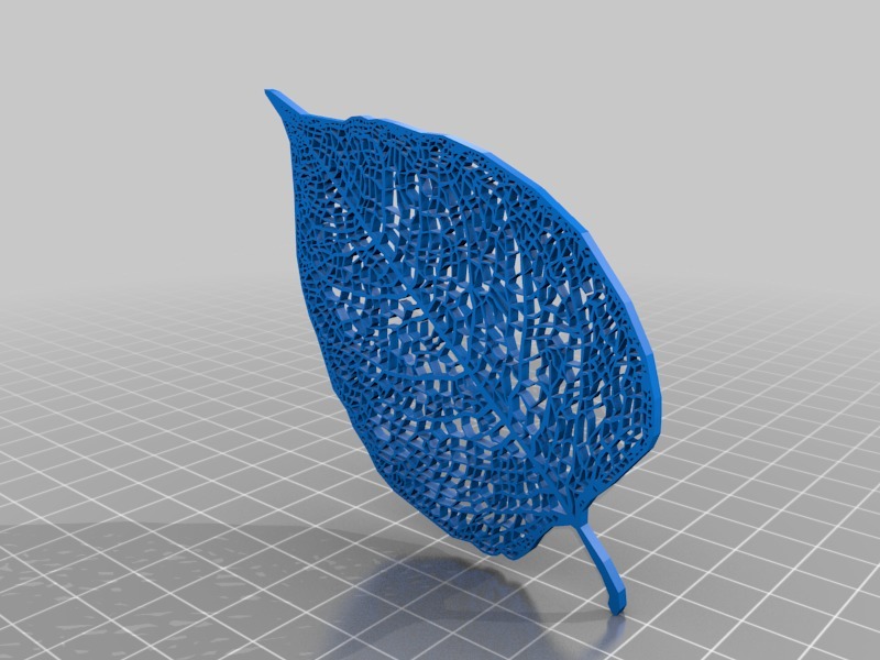 Leaf Veins System by 3DCustomPrint | Download free STL model ...