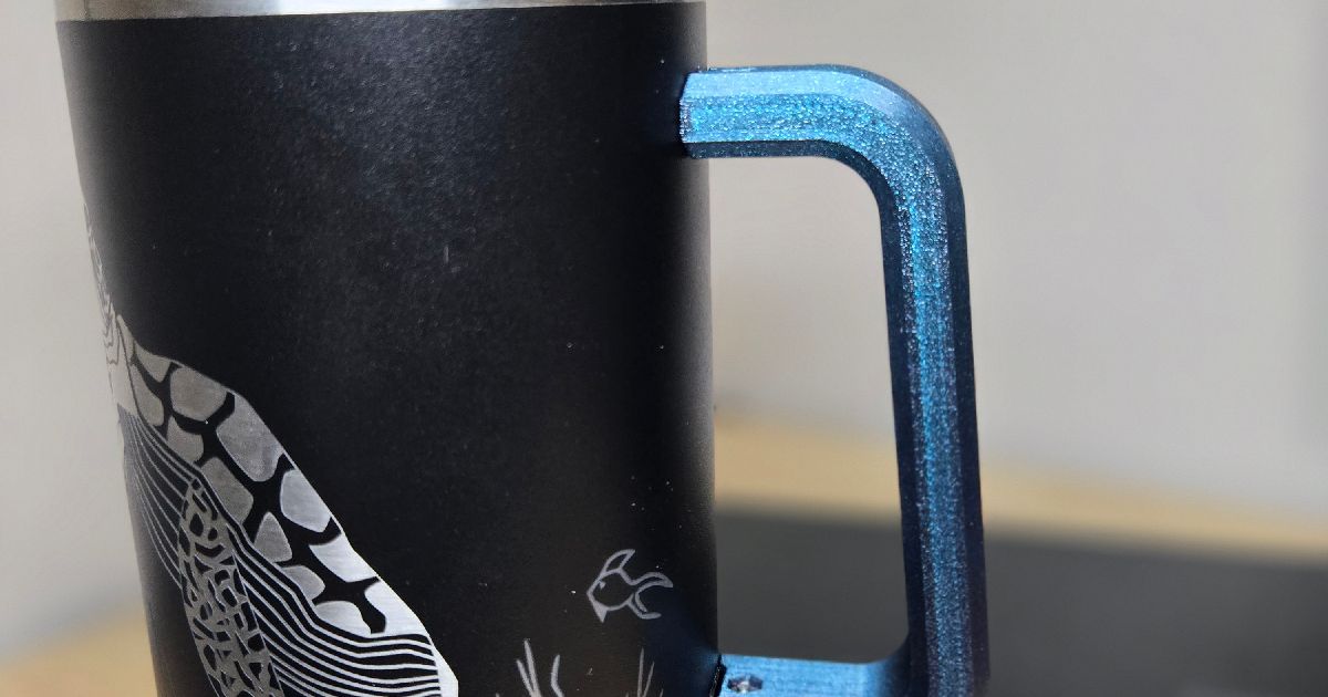 Tumbler Handle by Titan3D | Download free STL model | Printables.com