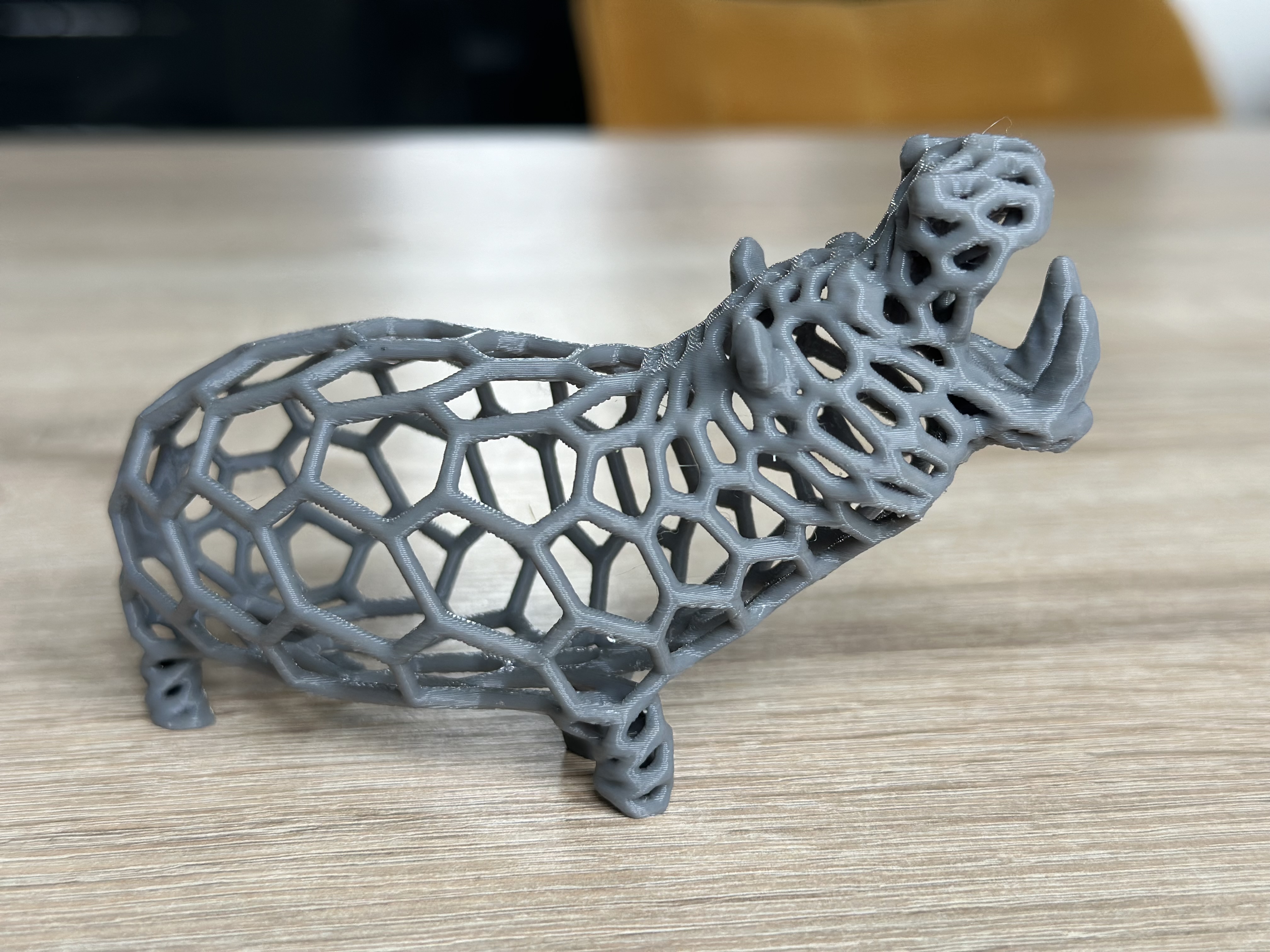 Hippopotamus hippo voronoi by Martin20 | Download free STL model ...