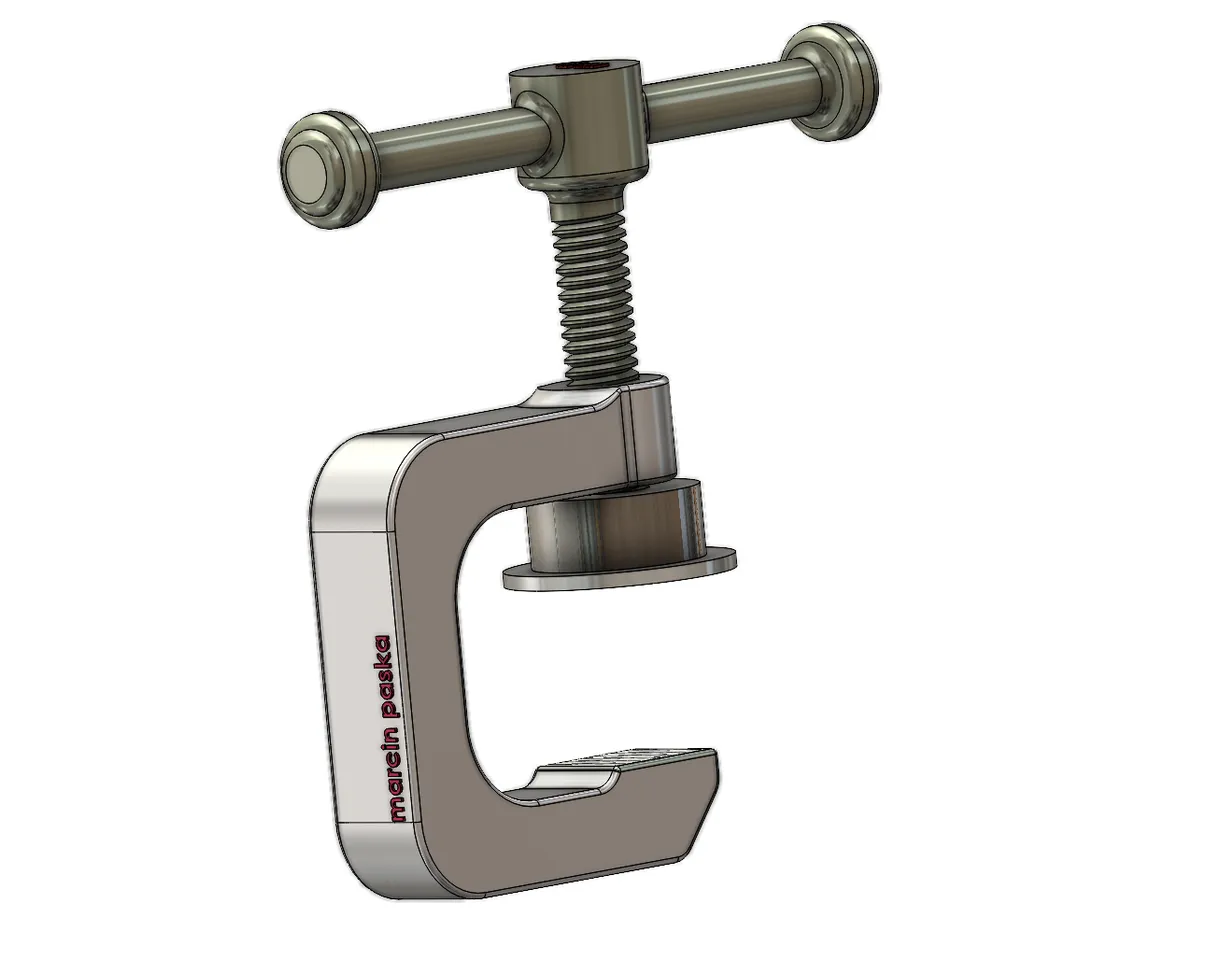 Clamping Screw with Knob by MarcinPaska | Download free STL model ...
