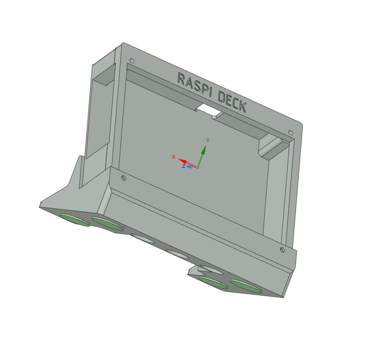 Raspi Deck by monkPL | Download free STL model | Printables.com