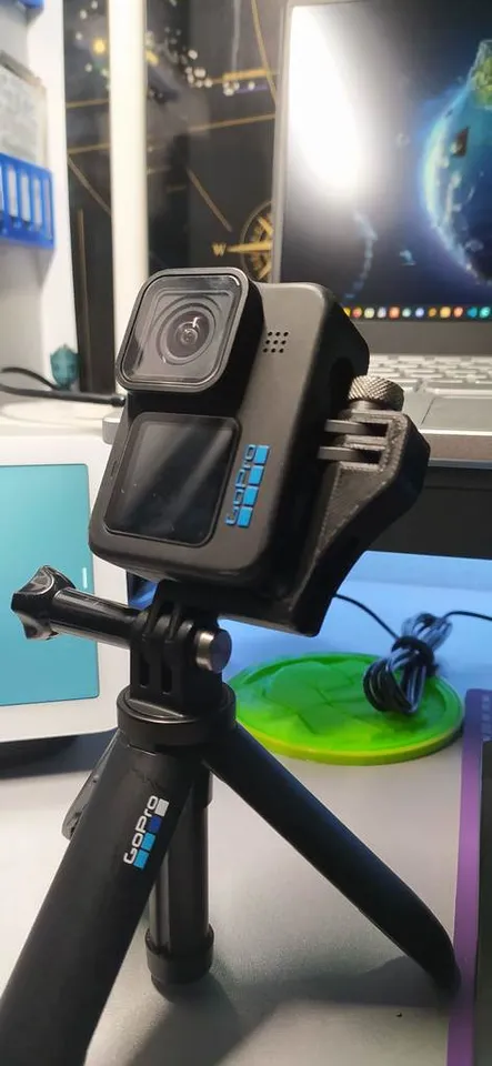 GoPro Hero 9/10/11 vertical mount by monkPL | Download free STL model ...