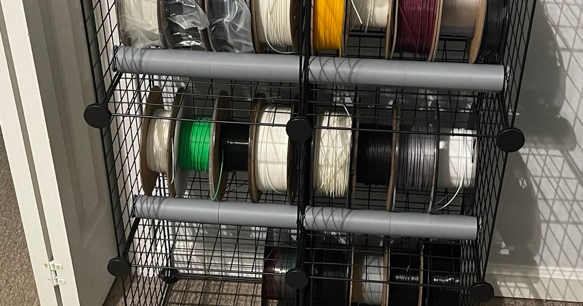 Filament Rack par ccurio | Téléchargez gratuitement un modèle STL ...