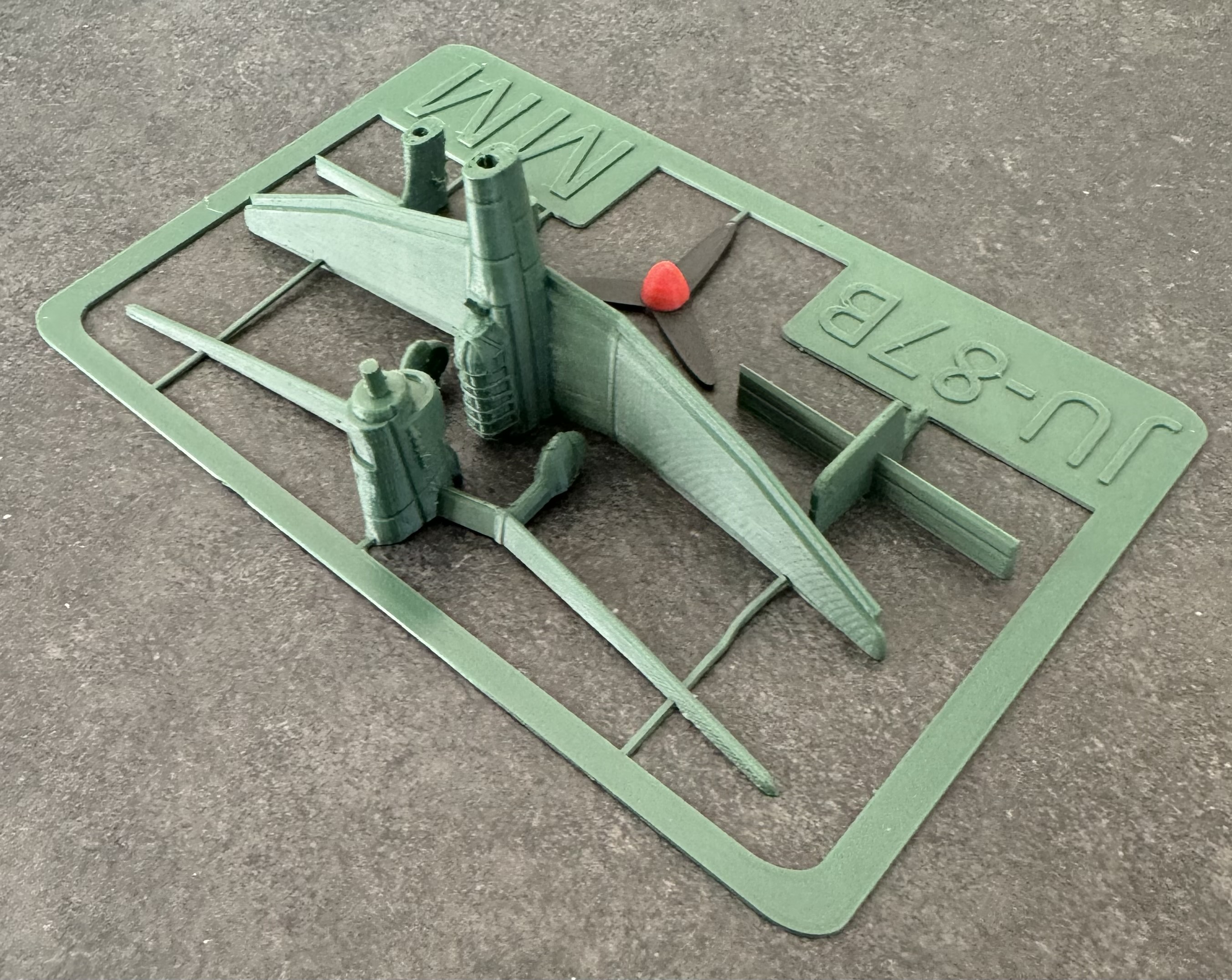 Stuka Ju-87 B2 kit card by MM | Download free STL model | Printables.com