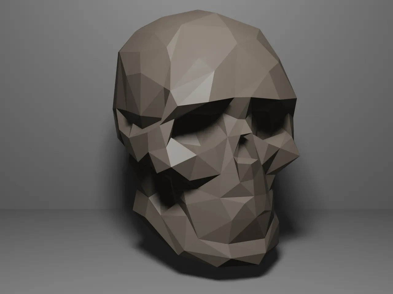 low poly skeleton by yakk3time | Download free STL model | Printables.com