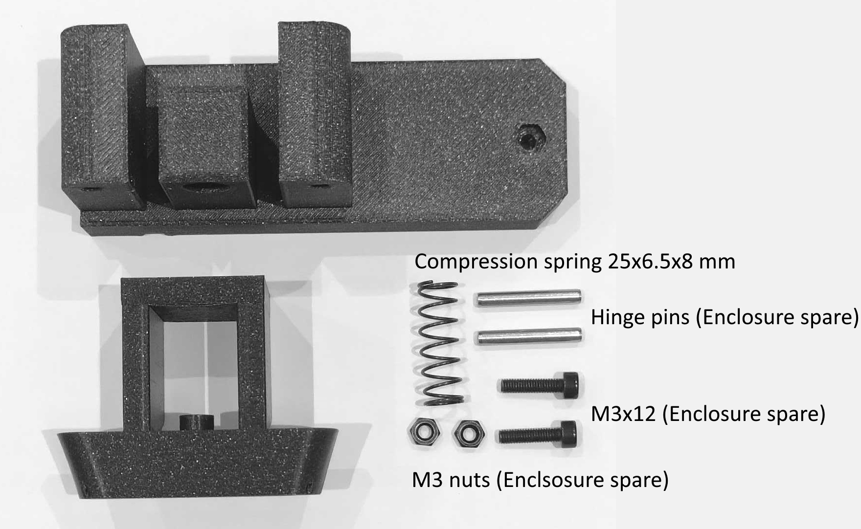 Polydryer mount for Prusa MINI enclosure by aclii | Download free STL ...