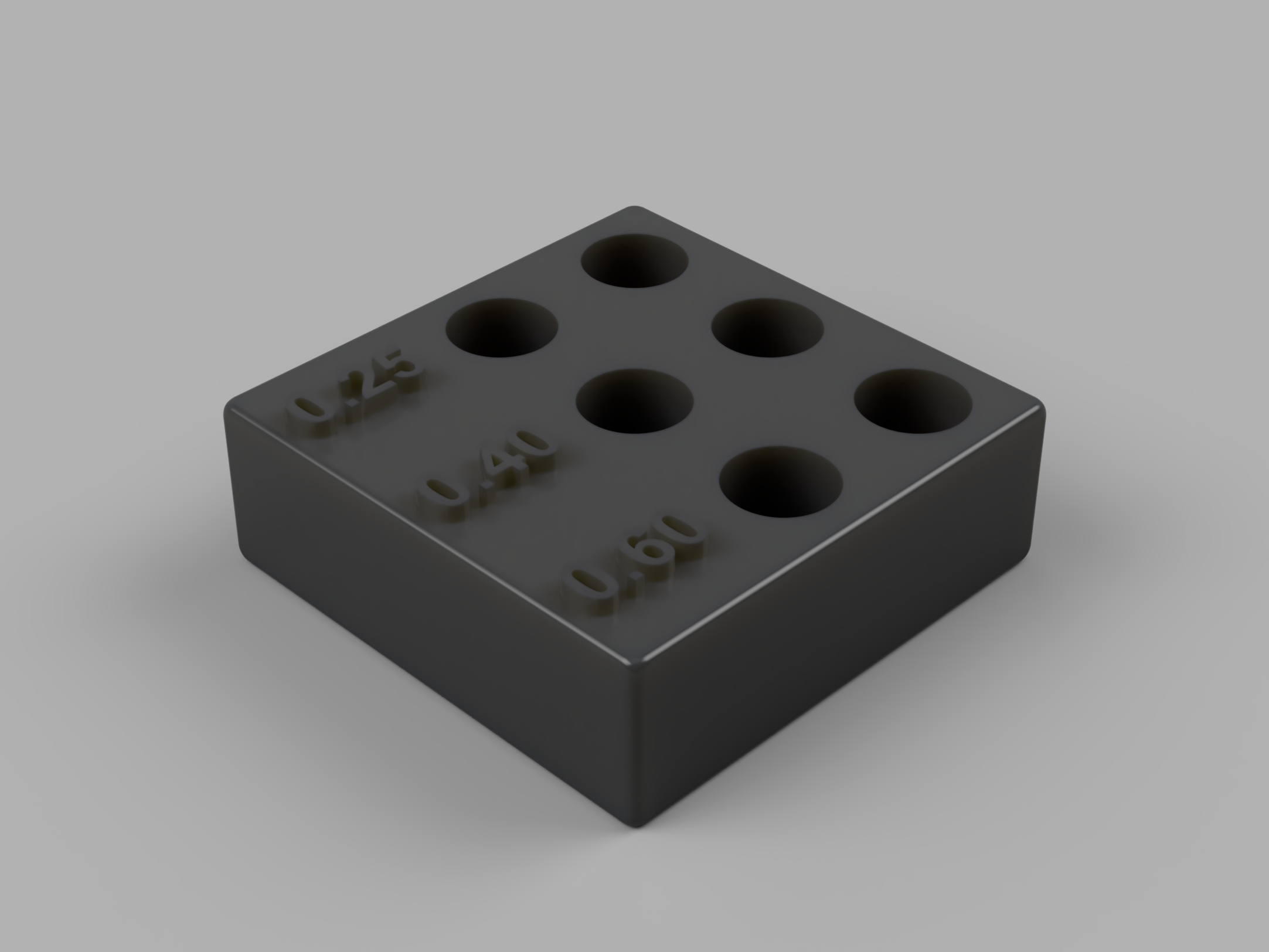 Small Nozzle Storage Block by tbrock47 | Download free STL model ...