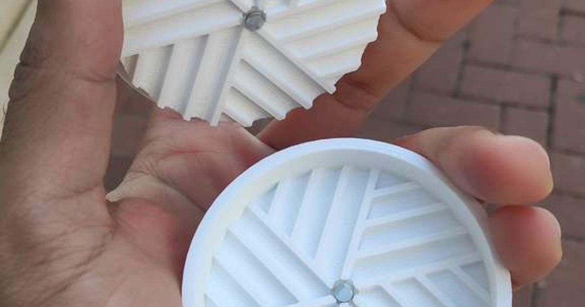 Compact Toothless Grinder with magnet by avivm | Download free STL ...