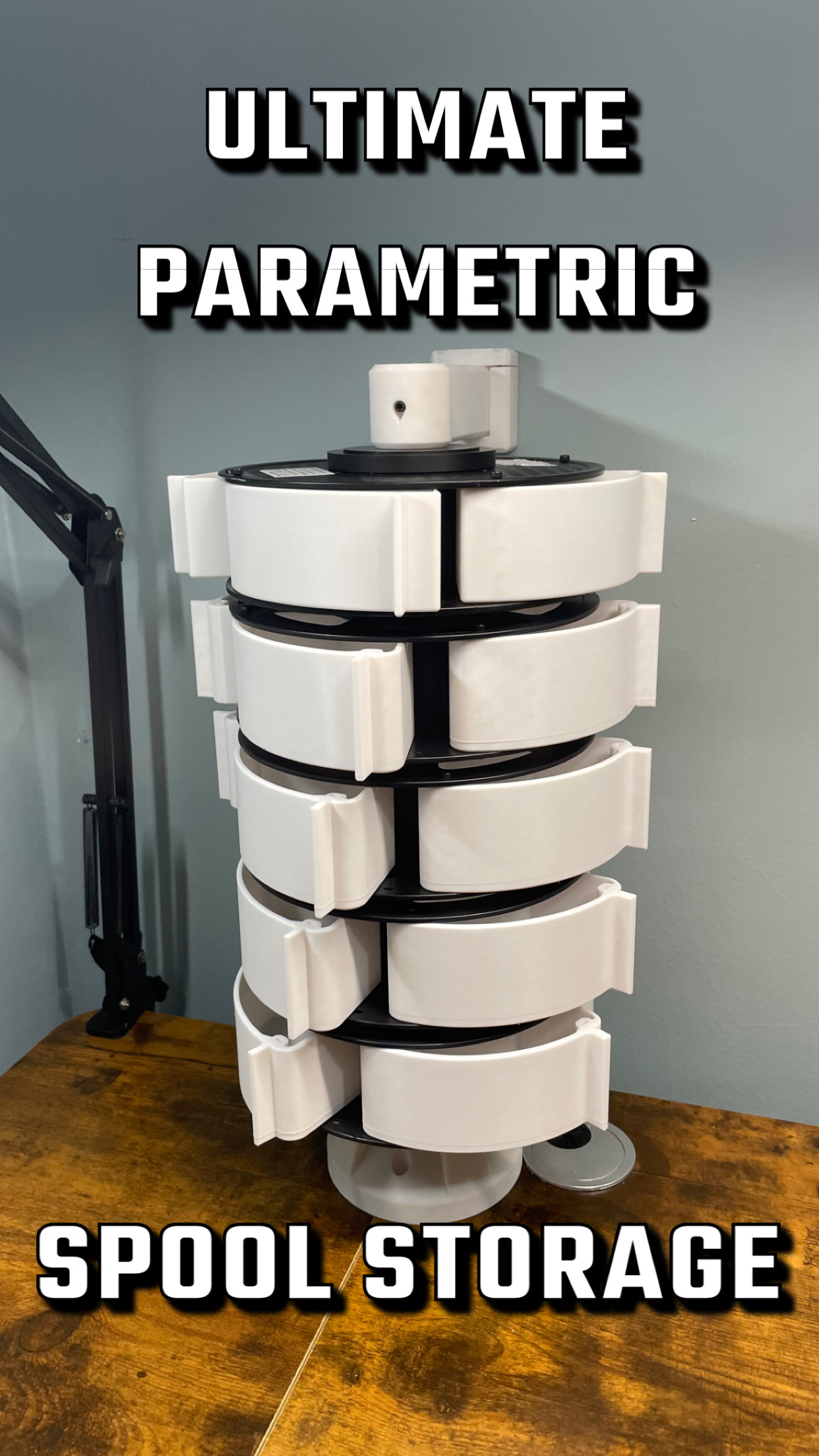 Ultimate Spool Drawer Storage (Stacking) (Parametric) by alpashal ...