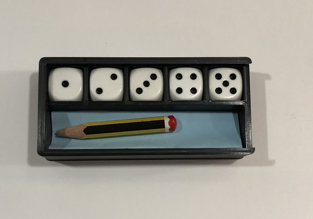 Yahtzee Travel Box by maxelman | Download free STL model | Printables.com