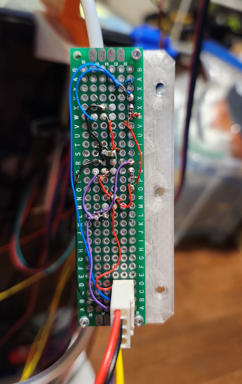 Super DIY two way filament tension detector using 2CMX8CM pcb and hall ...