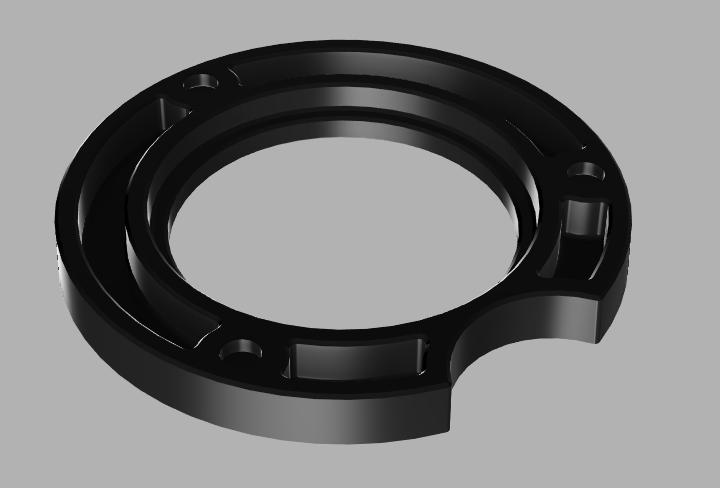 Mini Lathe Bearing Retainer by Scooter239 | Download free STL model ...