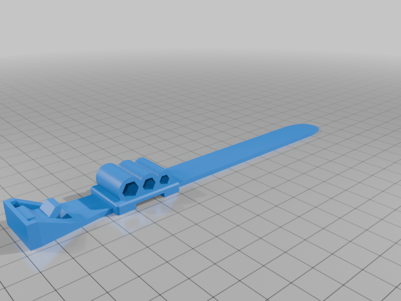 Cable Tie (flex) Allen Key (Hex wrench) holder 4mm, 5mm, 6mm for racing ...