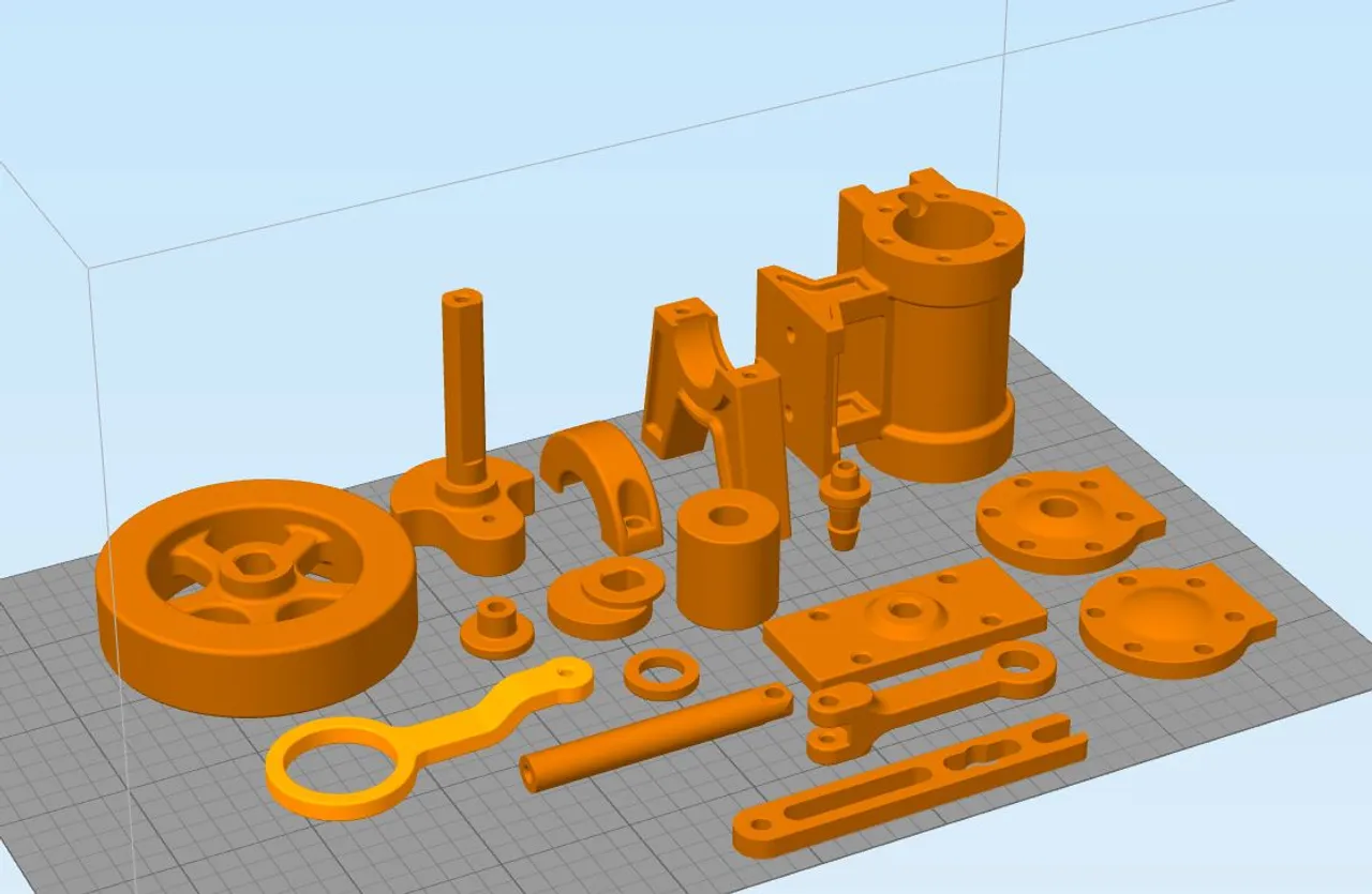 Sliding Valve Air Engine by kmccon | Download free STL model ...