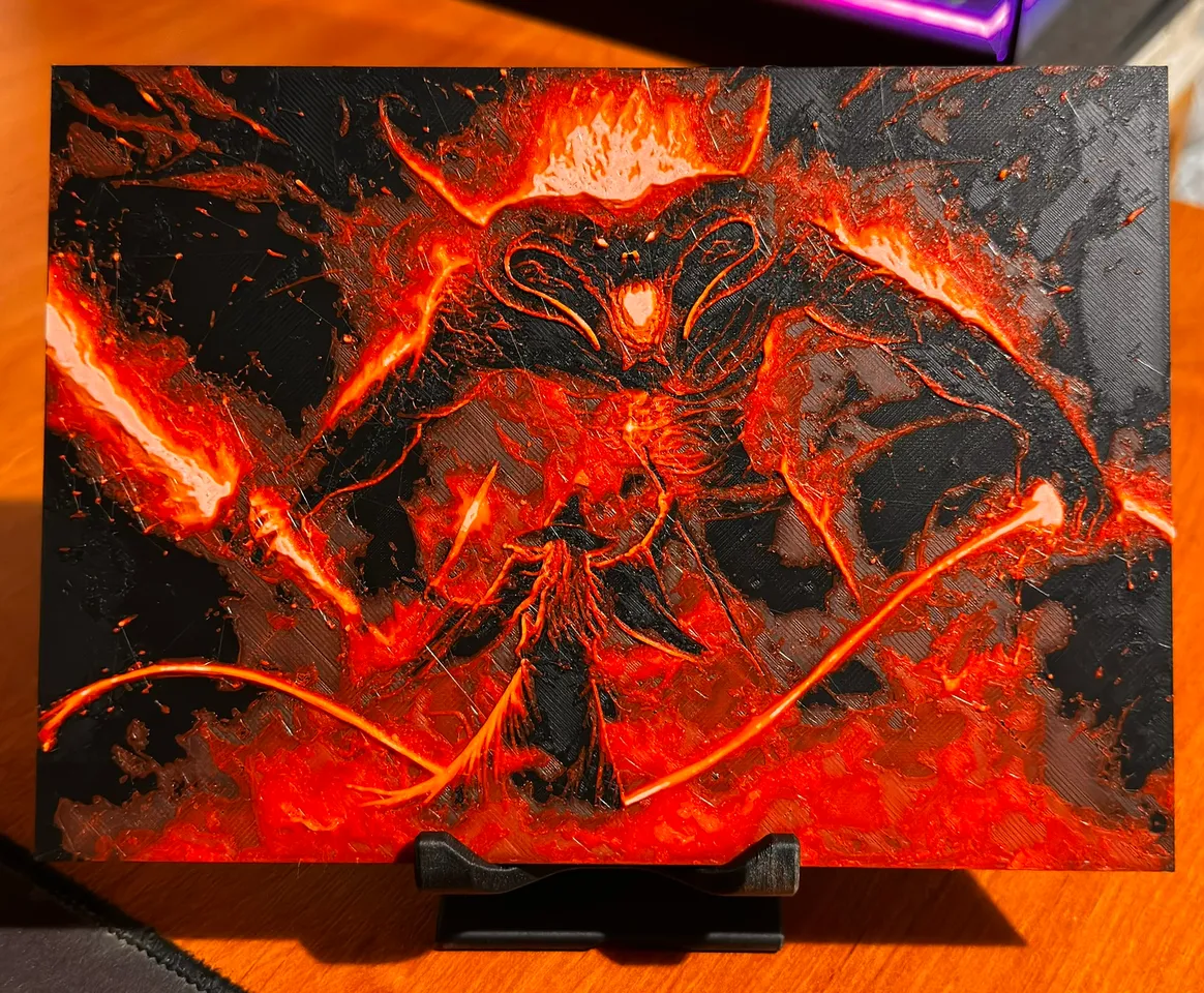 Balrog - Lord of the Rings - HueForge by Spank | Download free STL ...