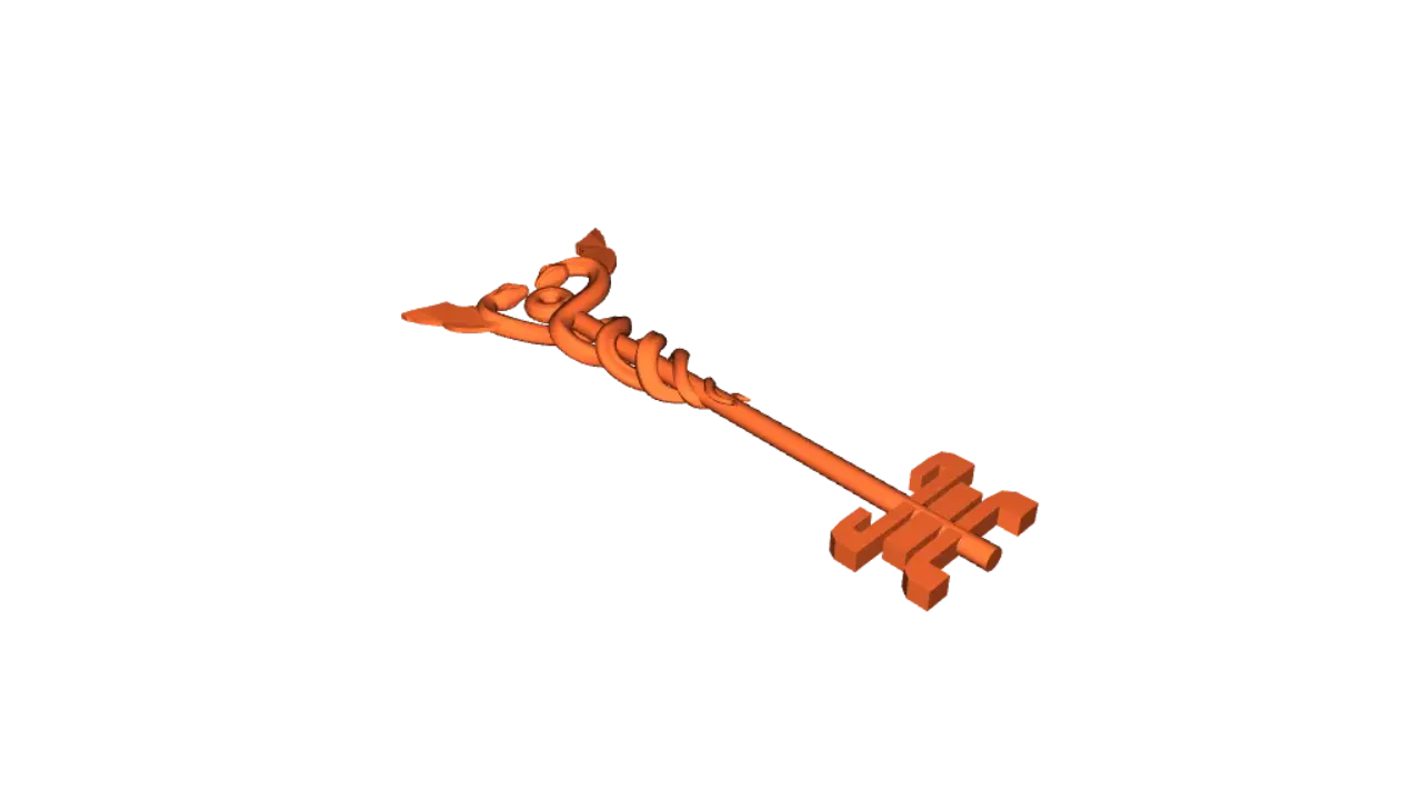 Mending key by Sobolí Ucho | Download free STL model | Printables.com