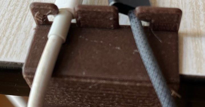 Table cable handler by Lucifeves | Download free STL model | Printables.com