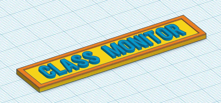 Class Monitor Badge by MdHazrin | Download free STL model | Printables.com