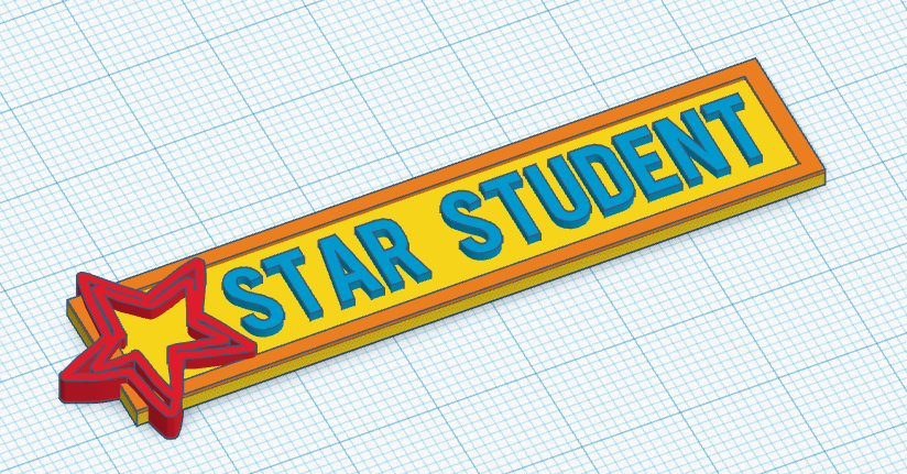 Star Student Badge 1 by MdHazrin | Download free STL model | Printables.com