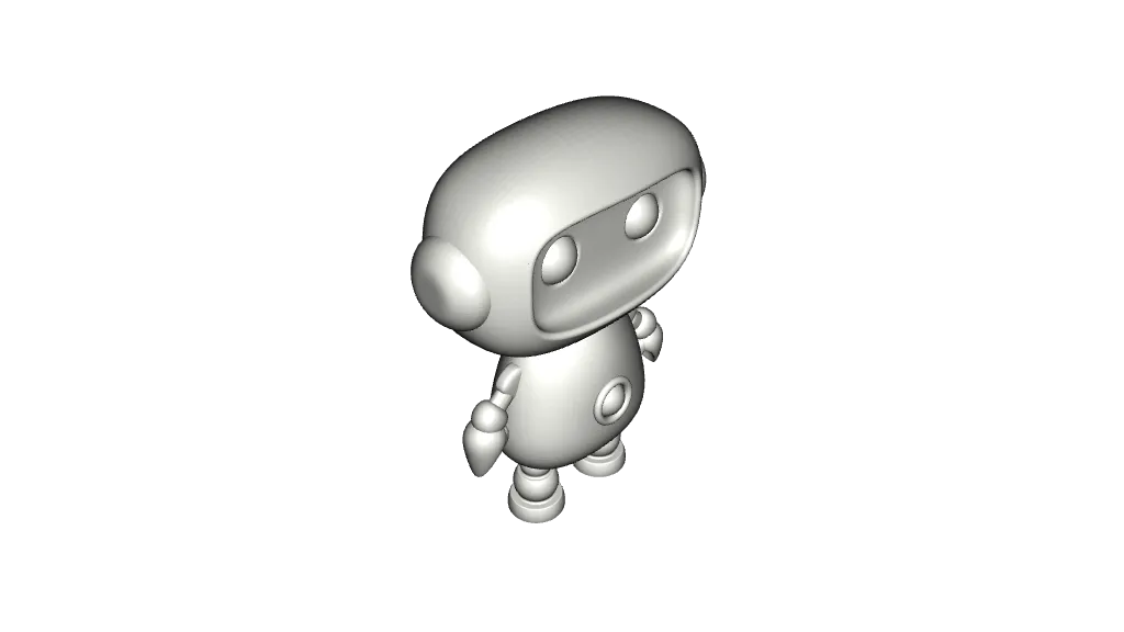 Small Cute Robot by Erik28 | Download free STL model | Printables.com