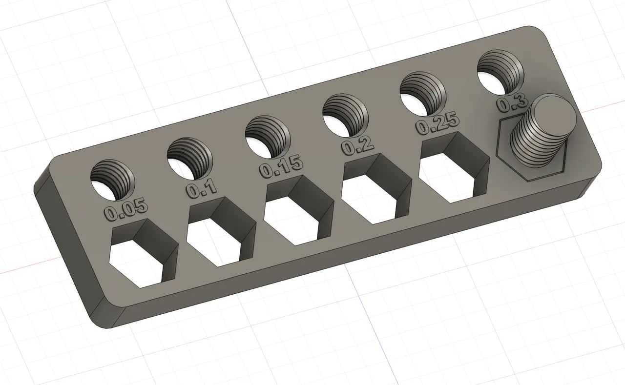 Thread And Shape Tolerance Test By Cosymaker79 Download Free Stl Model