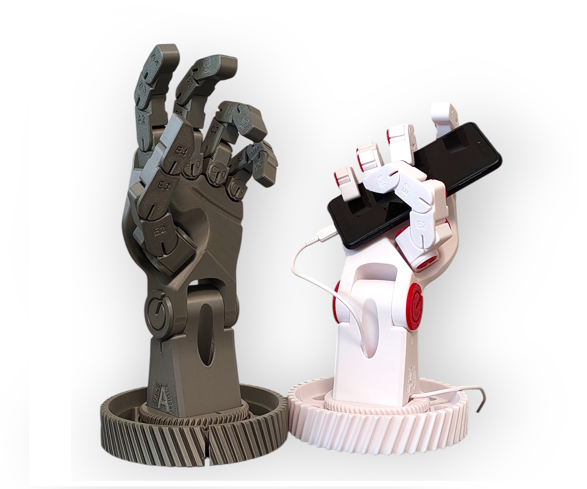 Poseable Robot Hand (Right Hand) (PLA) by Make-A-Print | Download free ...