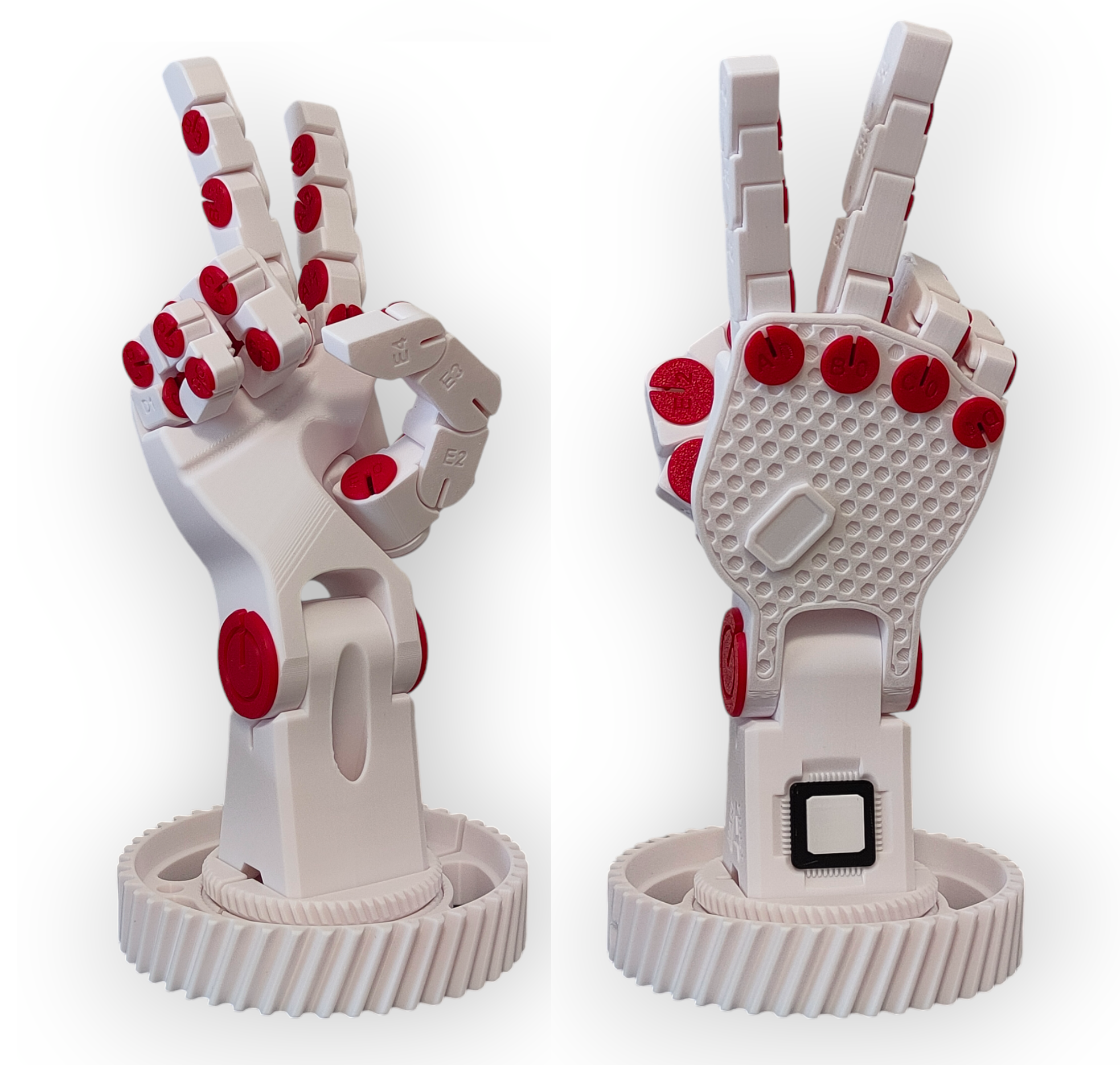 Poseable Robot Hand (Right Hand) (PLA) by Make-A-Print | Download free ...