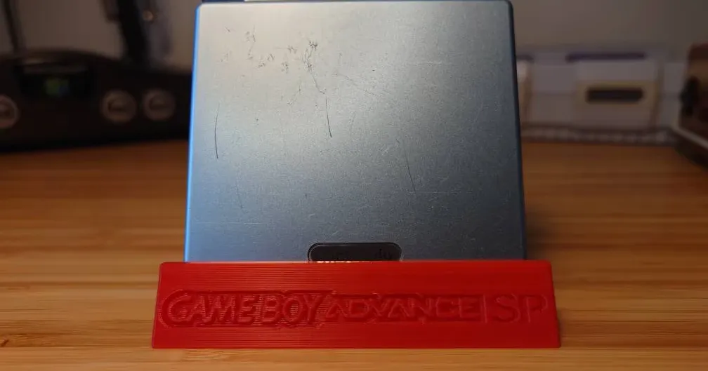 Nintendo GameBoy Advance SP Display by Qjao | Download free STL model ...