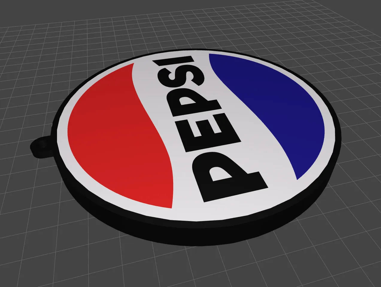 Pepsi keychain Multicolor! by Lime.se | Download free STL model ...
