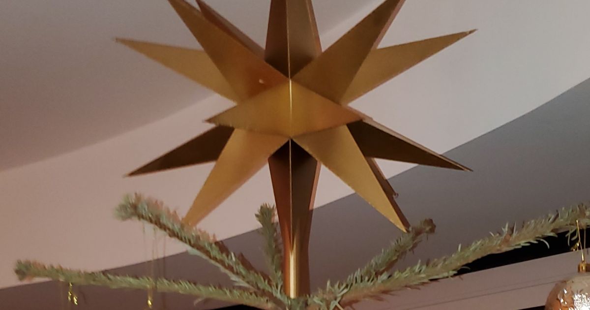 Christmas Tree Topper (BIG) by WerkRaum | Download free STL model ...