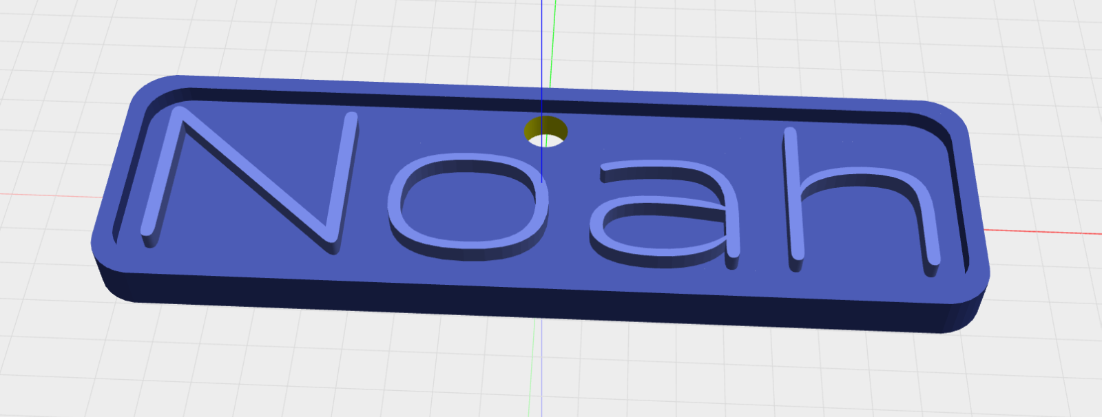 Name tag "Noah" by R4FKEN | Download free STL model | Printables.com