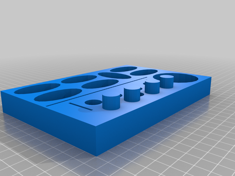 Aquarium water test kit holder / rack by WillDeed | Download free STL ...