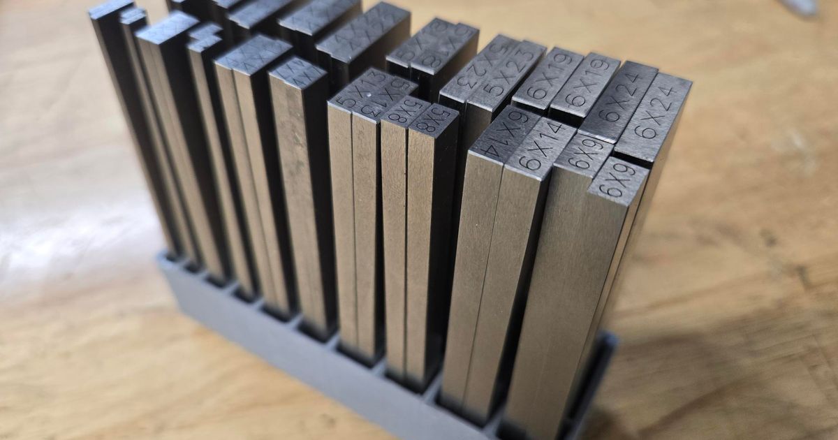 Gridfinity metric parallel organizer by burdickjp | Download free STL ...