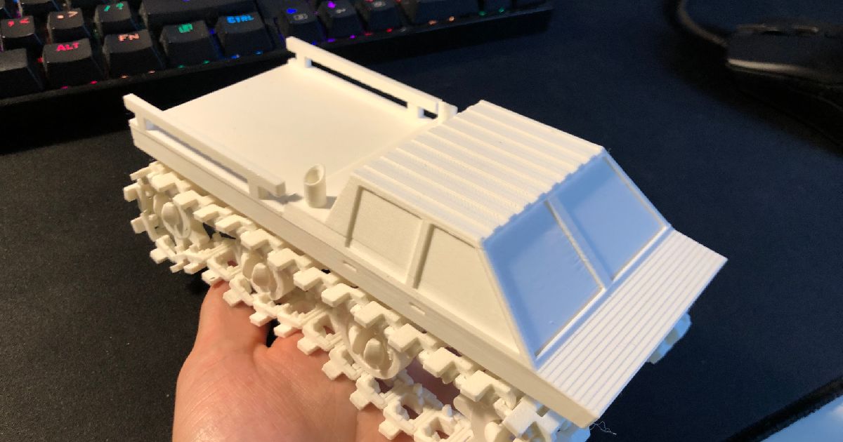 100% 3D Printed Tracked Transport Car TTC by cakeman435 | Download free ...