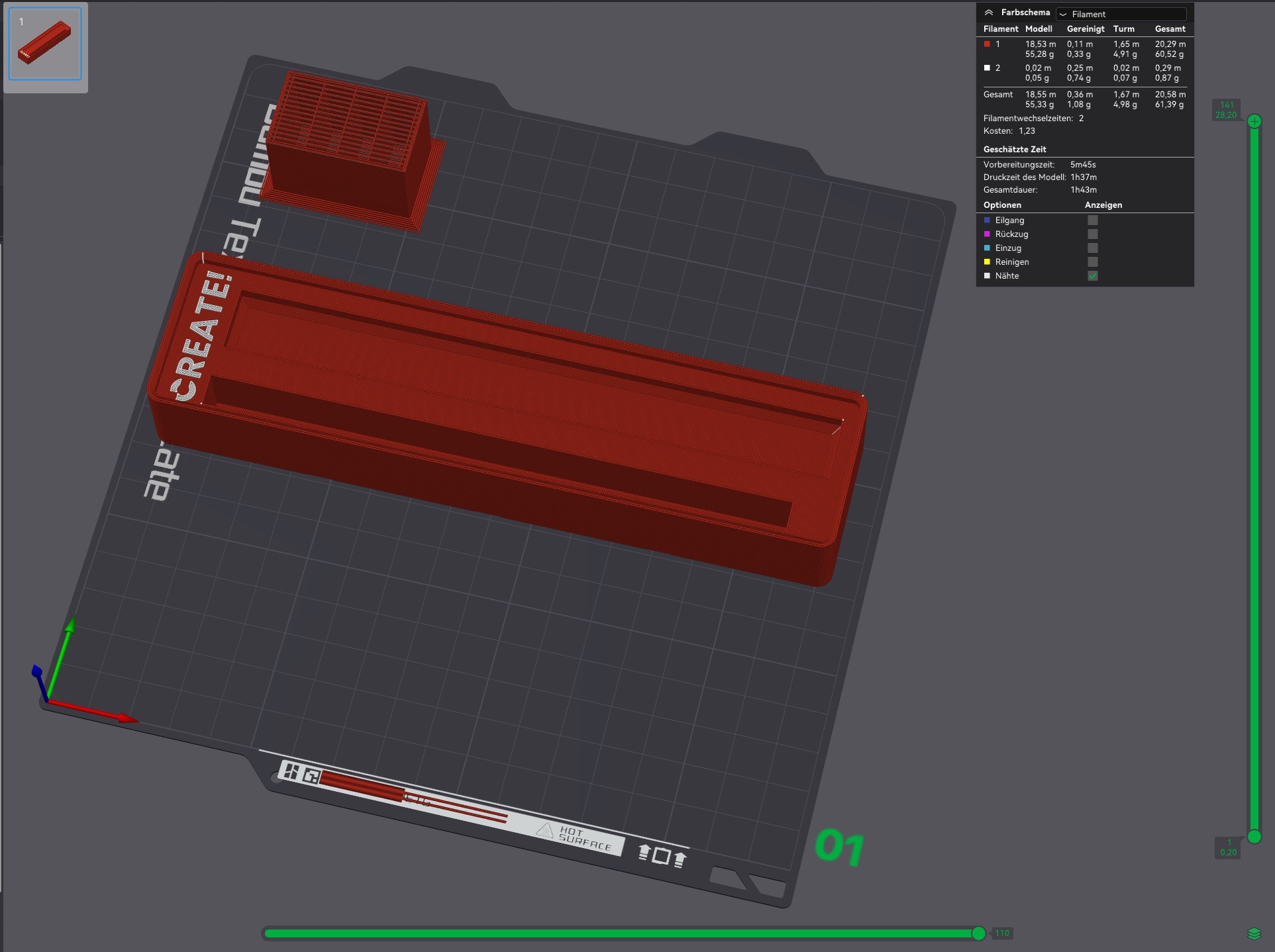 Gridfinity - CREATE TIEFLOCHMARKER Halter by Torsten Brumm | Download ...