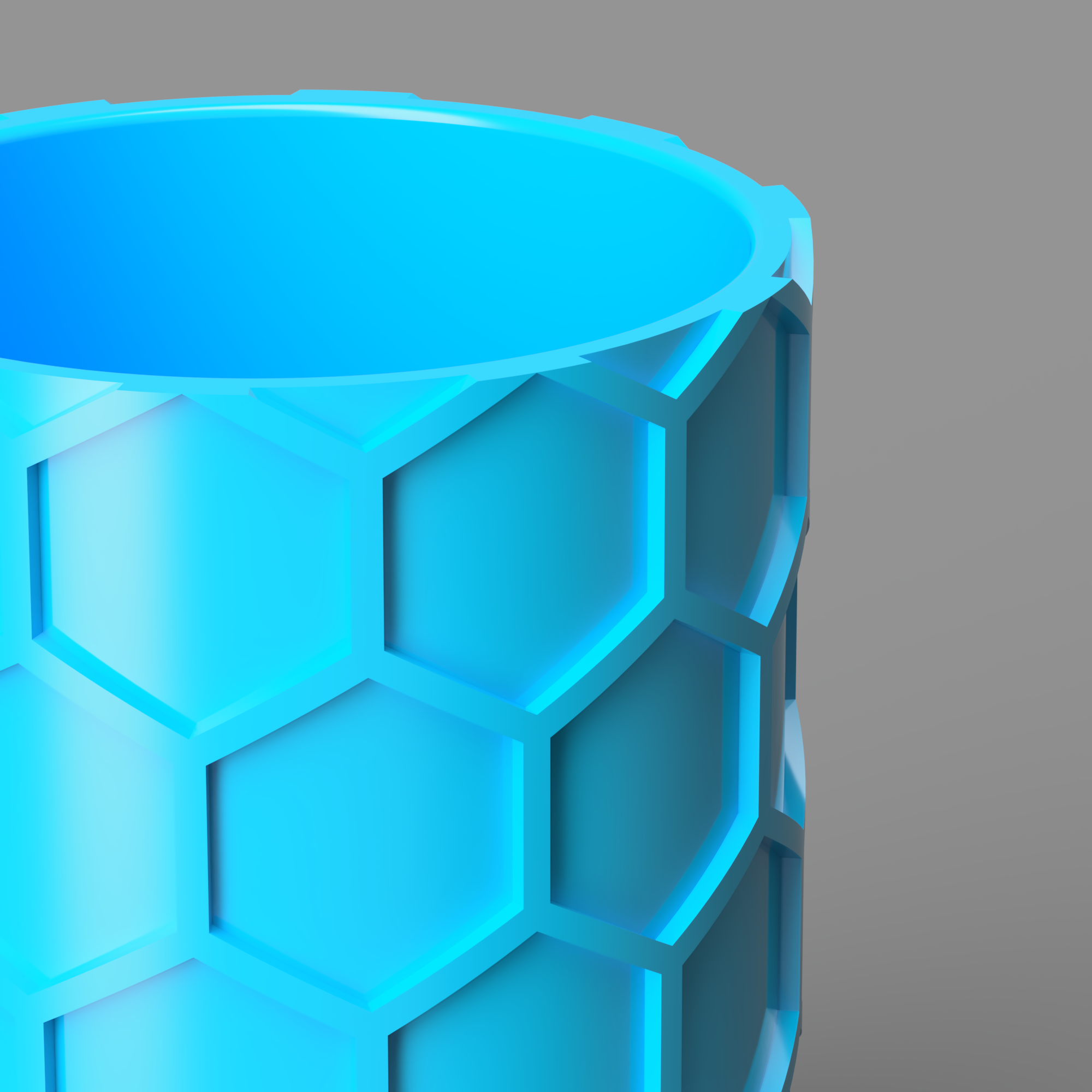Hexagon Pen Cup by Form 3D | Download free STL model | Printables.com